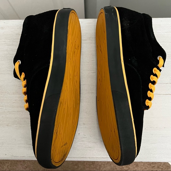 The Hundreds | Shoes | The Hundreds Garfield Johnson Mid Black And Gold ...
